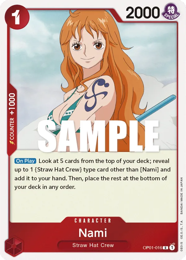 Nami - OP01-016 – Drawn