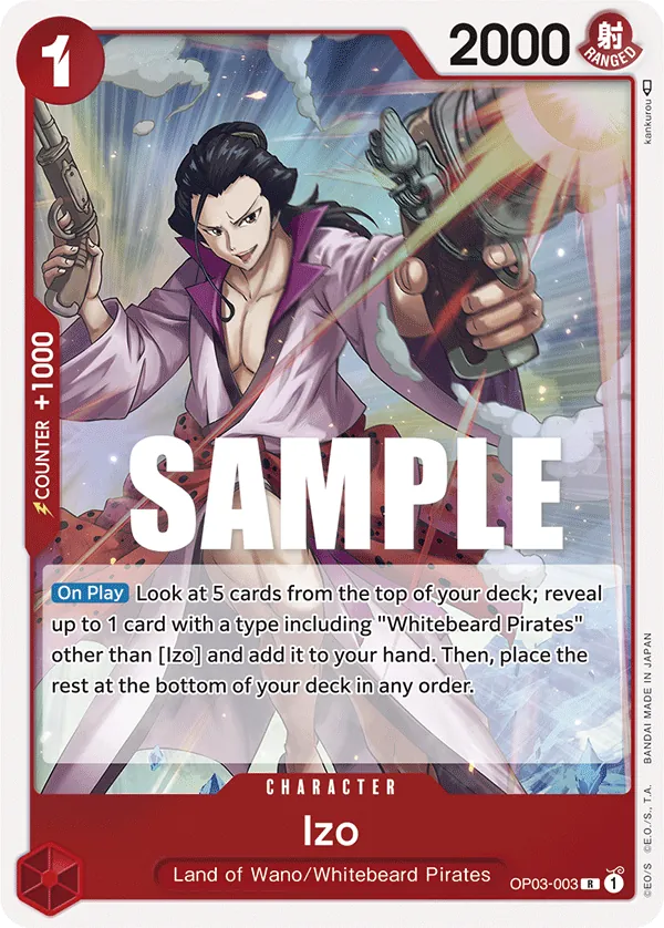 Izo - OP03-003 - Rare (PRB01) - OP03-003 – Drawn