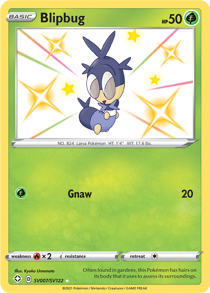 Blipbug - SV7/SV122 - Double Rare – Drawn
