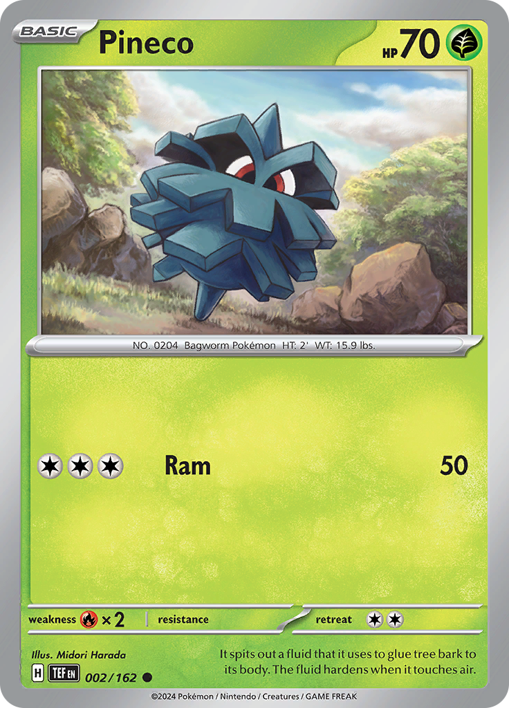 Pineco - 002/162 - Common – Drawn