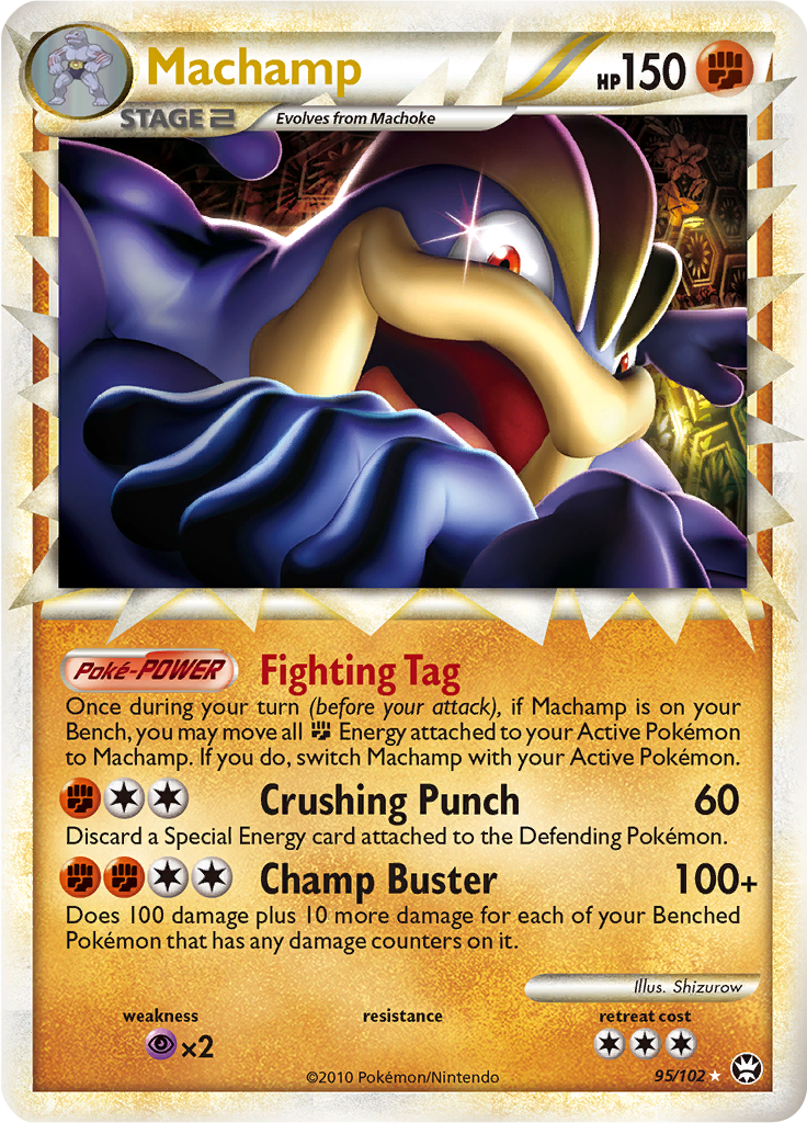 Machamp (Prime) - 95/102 - Ultra Rare - LP – Drawn